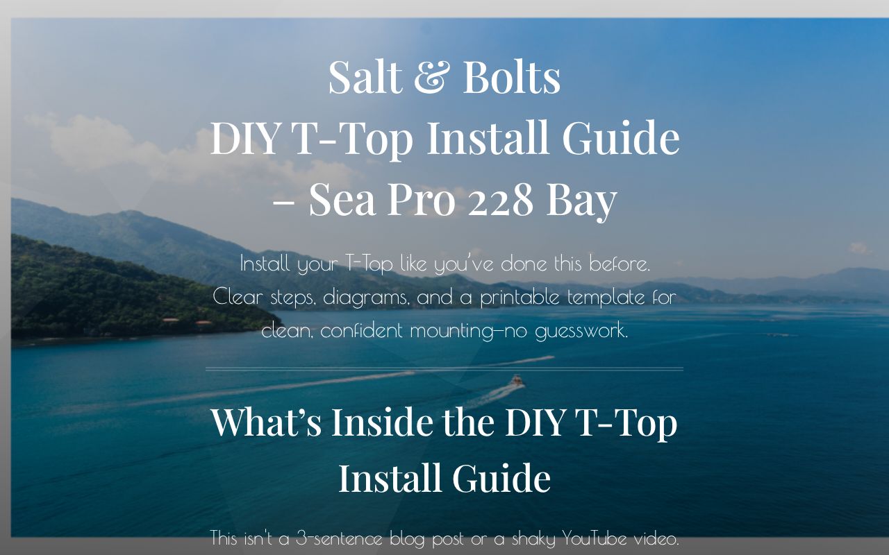 Salt & Bolts | DIY Marine Install Guides